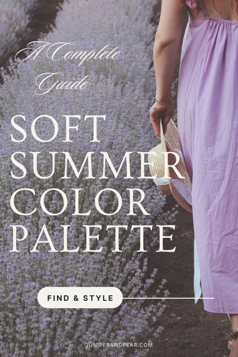 Soft Summer Color Palette: A Complete Guide to Finding and Styling Your ...