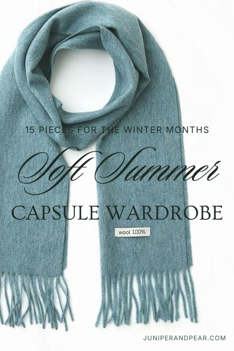 Soft Summer Capsule Wardrobe: 15 Pieces for the Winter Months - Juniper ...